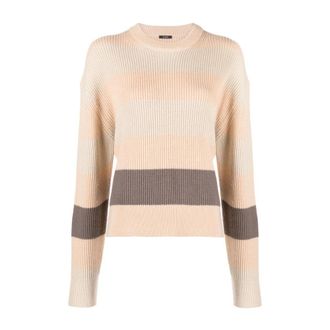Joseph Beiger Kaschmir-Baumwoll-Freizeitpullover - - Knitwear - Damen - Beige - XS