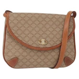 Celine Sac bandouli&egrave;re vintage Pre-owned - Femme - Pre-owned - Beige - Taille: ONE Size