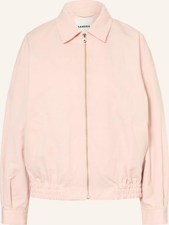 Sandro Sandro Blouson Mit Leinen rosa