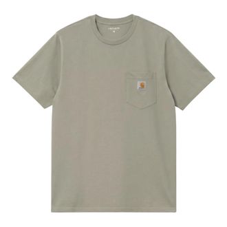Carhartt Work in Progress S/S Pocket T-Shirt - - Tops - Herren - Gr&uuml;n - L