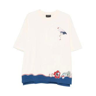 Dsquared2 Homme, Tops, Beige, Taille: L Dsquared2 T-shirts et polos beige