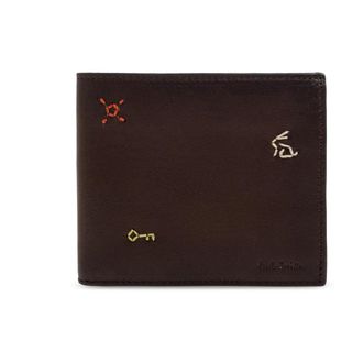 Paul Smith Leder Geldb&ouml;rse - - Accessories - Herren - Braun - ONE SIZE