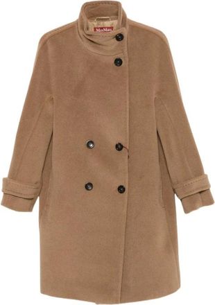Max Mara Giunchi Manteau - Femme - Manteaux - Beige - Taille: 34 FR