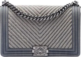 Chanel Pre-owned The Boy Flap - Femme - Pre-owned - Bleu - Taille: ONE Size