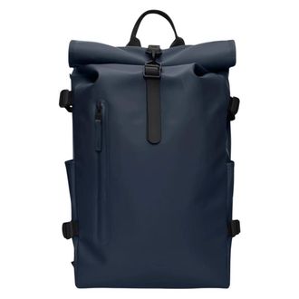 Rains Rolltop Rucksack Large - - Bags - Herren - Blau - ONE SIZE