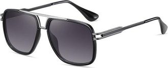 Generic Lunettes De Soleil De Conduite Polaris&eacute;es En M&eacute;tal For Hommes, UV400(Natural)