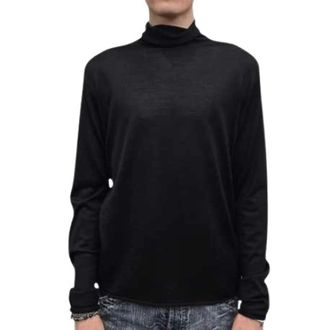Isabel Benenato Isabel Benenato, Homme, Pulls, Noir, Taille: M Pull Col Roul&eacute;