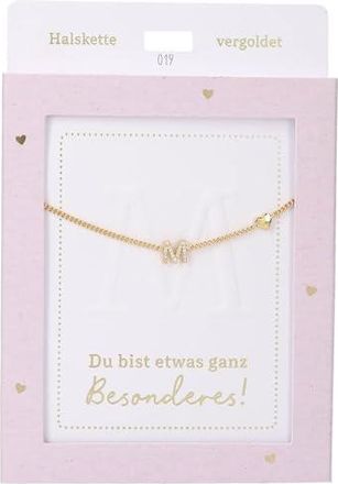 Depesche Collier pour femme avec pendentif en forme de coeur, argenté ou doré, réglable de 42 à 47 cm, disponible en différentes variantes avec symboles, lettr