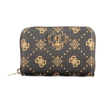 Guess Femme, Accessoires, Brun, Taille: ONE Size Emelie Logo SLG Wallet