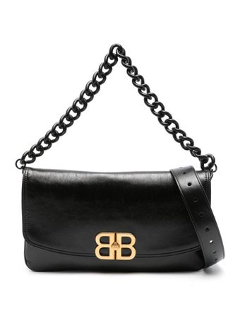 Balenciaga Mittelgro&szlig;e BB Soft Schultertasche - Schwarz