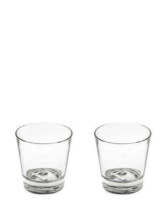 Fornasetti Tema e Variazioni N.82 glasses (set of two) - Schwarz
