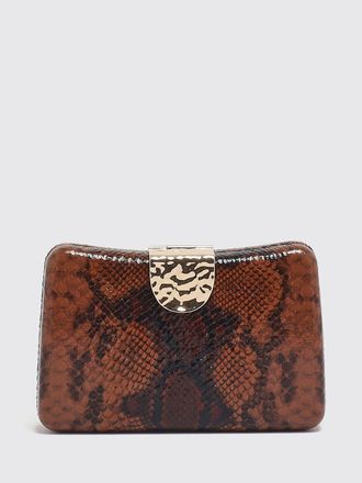 Twentyfourhaitch Mini-Handtasche aus Kunstleder mit Python-Print