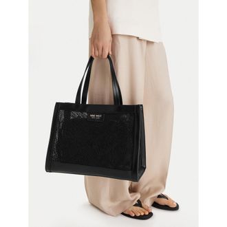 Nine West Handtasche Nine West CEO-Wall Street Glow-KY319 Schwarz