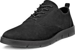 Ecco Womens Bella Soft Nubuck Leather Lace Up Shoes, Noir Noir 001, 4.5 UK