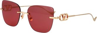 Valentino Garavani Femme, Accessoires, Jaune, Taille: 54 MM Lunettes de soleil