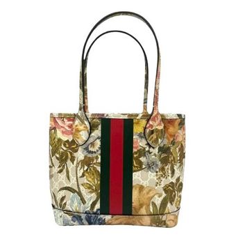 Gucci Small Floral Jacquard Tote Bag