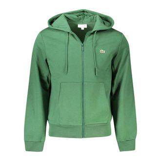 Lacoste Homme, Sweatshirts et sweats &agrave; capuche, Vert, Taille: S Sweat &agrave; capuche &agrave; manches longues