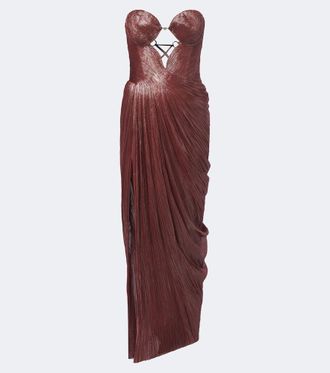 Maria Lucia Hohan Robe longue bustier Huda