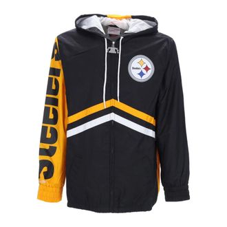 Mitchell & Ness Pittsburgh Steelers Windbreaker Jacke - - Jackets - Herren - Schwarzk - S
