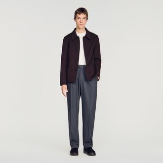 Sandro Worker-Blouson aus Wolle