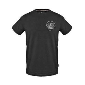 Aquascutum London T-Shirt f&uuml;r Herren/Damen Unisex, Rundhalsausschnitt, Regul&auml;r (Schwarz)