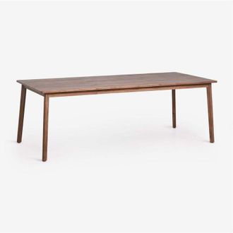 Sklum Rechteckiger Esstisch aus Akazienholz Kaela 220 x 100 cm Akazienbraun dunkel