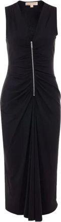 Michael Kors Femme, Robes, Noir, Taille: 40 FR Robe Midi