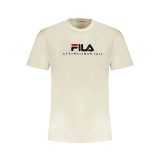 Fila Homme, Tops, Beige, Taille: L T-shirt Homme en Coton Beige