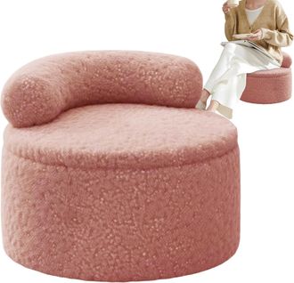 Generic Fu&szlig;hocker: Sitzauflage f&uuml;r Wohnzimmer, bequeme Polsterm&ouml;bel, multifunktionales Dekorationsst&uuml;ck | Sitzerh&ouml;hung f&uuml;r Sofabeine