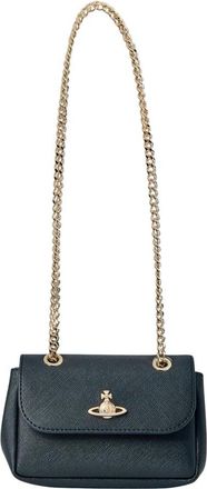 Vivienne Westwood Femme, Sacs, Noir, Taille: ONE Size Petit sac &agrave; cha&icirc;ne