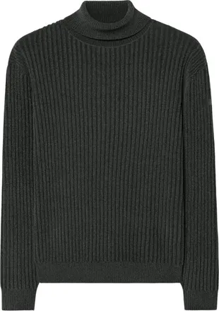 Roberto Ricci Design Pull Col Roul&eacute; Velours - Homme - Pulls - Vert - Taille: 2XL