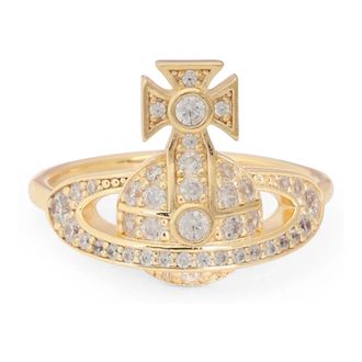 Vivienne Westwood Femme, Accessoires, Jaune, Taille: M Little Orb Ring