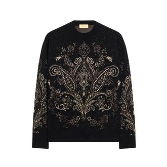 Momoni Mosi Stricktop - - Knitwear - Damen - Schwarzk - M