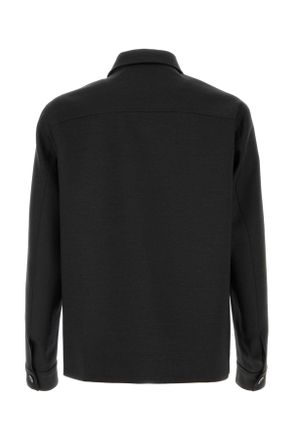 Gucci Mens Charcoal Wool Jacket Darkgreygreenmc Giubbini