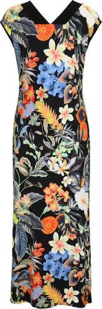 Doris Streich Maxikleid aus Jersey mit Bl&uuml;ten-Print