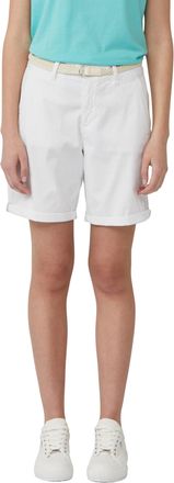 s.Oliver Shorts mit geflochtenem Gürtel und Garment Dye