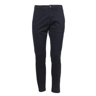 Siviglia Baumwollmischungshose mit amerikanischen Taschen - - Trousers - Herren - Blau - W31