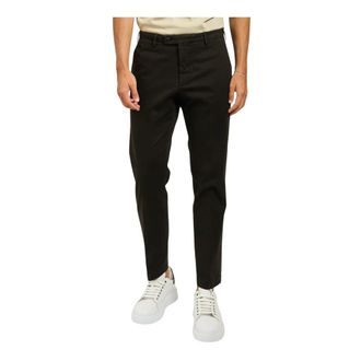 Michael Coal Braune Elegante Herrenhose - - Trousers - Herren - Braun - W30
