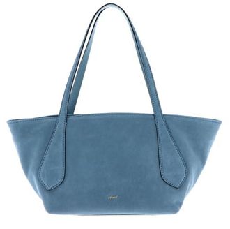 Abro Cuir sac &agrave; &eacute;paule Leather Suede Shopper Carina Sapphire bleu clair