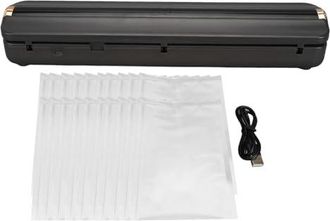 Generic Naroote Mini Machine de Scellage Sous Vide Polyvalente, Machine de Scellage Sous Vide Portable sans Fil pour &eacute;conomiser les Besoins de la Cuisine &agrave; Do