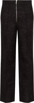 LGN Louis Gabriel Nouchi pantalon droit à zips - Noir
