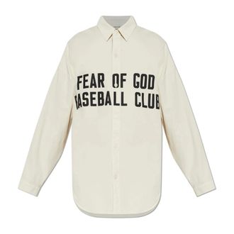 Fear of God Bedrucktes Hemd - - Shirts - Herren - Beige - L