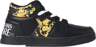 Versace Jeans Couture Homme, Chaussures, Noir, Taille: 41 EU Baroque Print MidTop Baskets