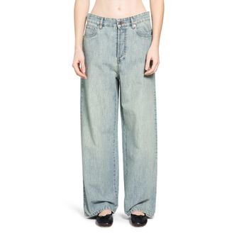 Miu Miu Chambray Wide Leg Pants