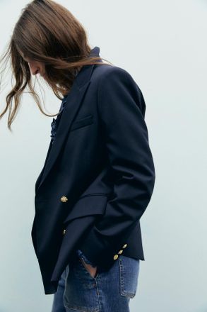 Gerard Darel Blazer crois&eacute; - JUNIE - Marine