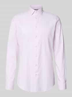 Jake*s Slim Fit Business-Hemd mit Kentkragen und extra langem &Auml;rmel