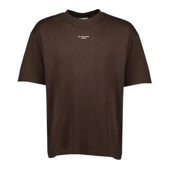 Dr&ocirc;le de Monsieur T-shirt Slogan Classique - - Tops - Herren - Braun - 2XS