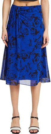 Esprit Damen 034ee1d318 Rock, 410/Bright Blue, XS