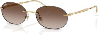 Ray-Ban Ovale Sonnenbrille - - Accessories - unisex - Gelb - 54 MM