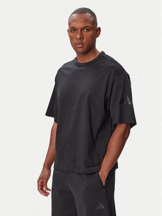 adidas T-Shirt Soft Lux KB8092 Schwarz Regular Fit